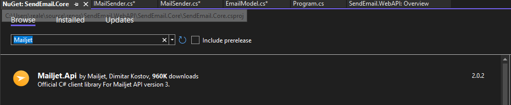 Minimal API trong NET 6.0 với ứng dụng Send Email từ Hosted Service