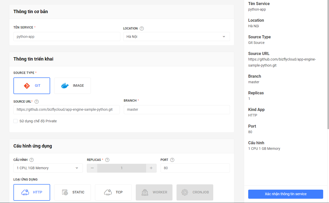 Chưa tới 5 phút là thời gian đưa Python App của bạn ra ngoài Internet ...