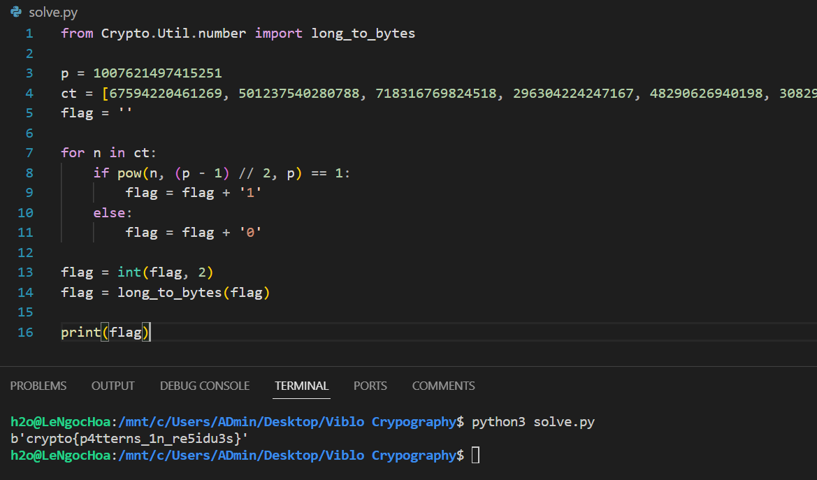 Modular math in Cryptography - Module trong mật mã học