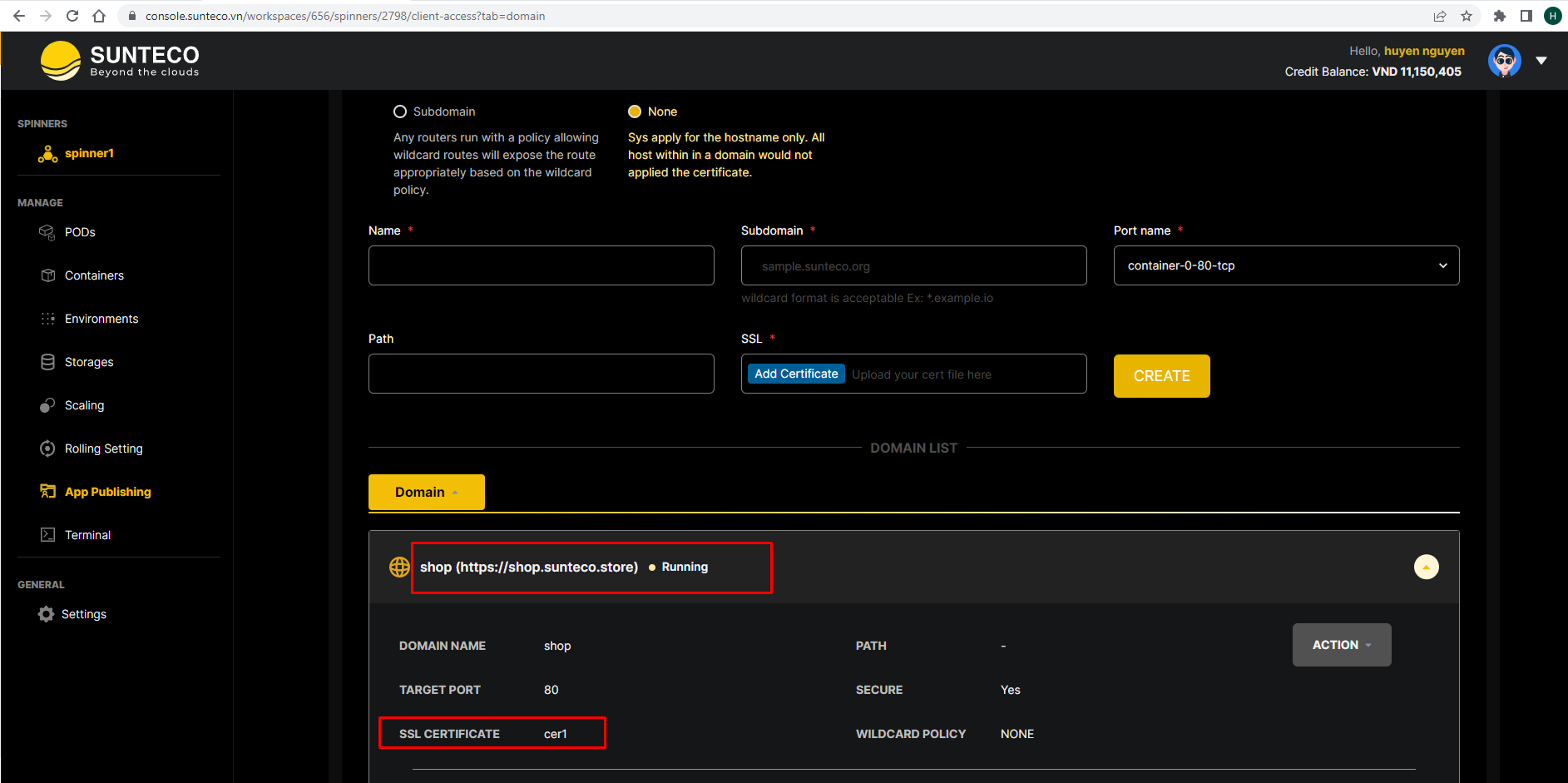Hướng dẫn deploy container trên hệ thống Sunteco Cloud - Viblo