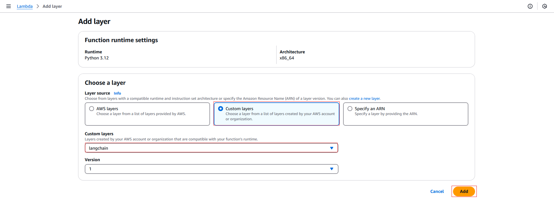 Tạo Lambda Layer với AWS CodeBuild