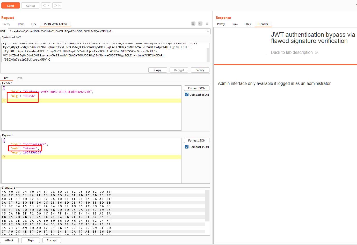 JSON Web Tokens (JWT) có dễ bị "gãy" không?