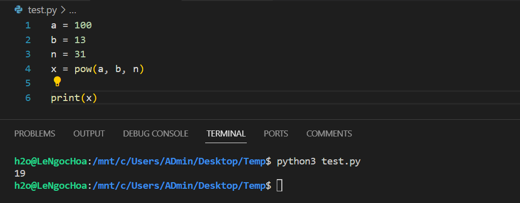 Modular math in Cryptography - Module trong mật mã học
