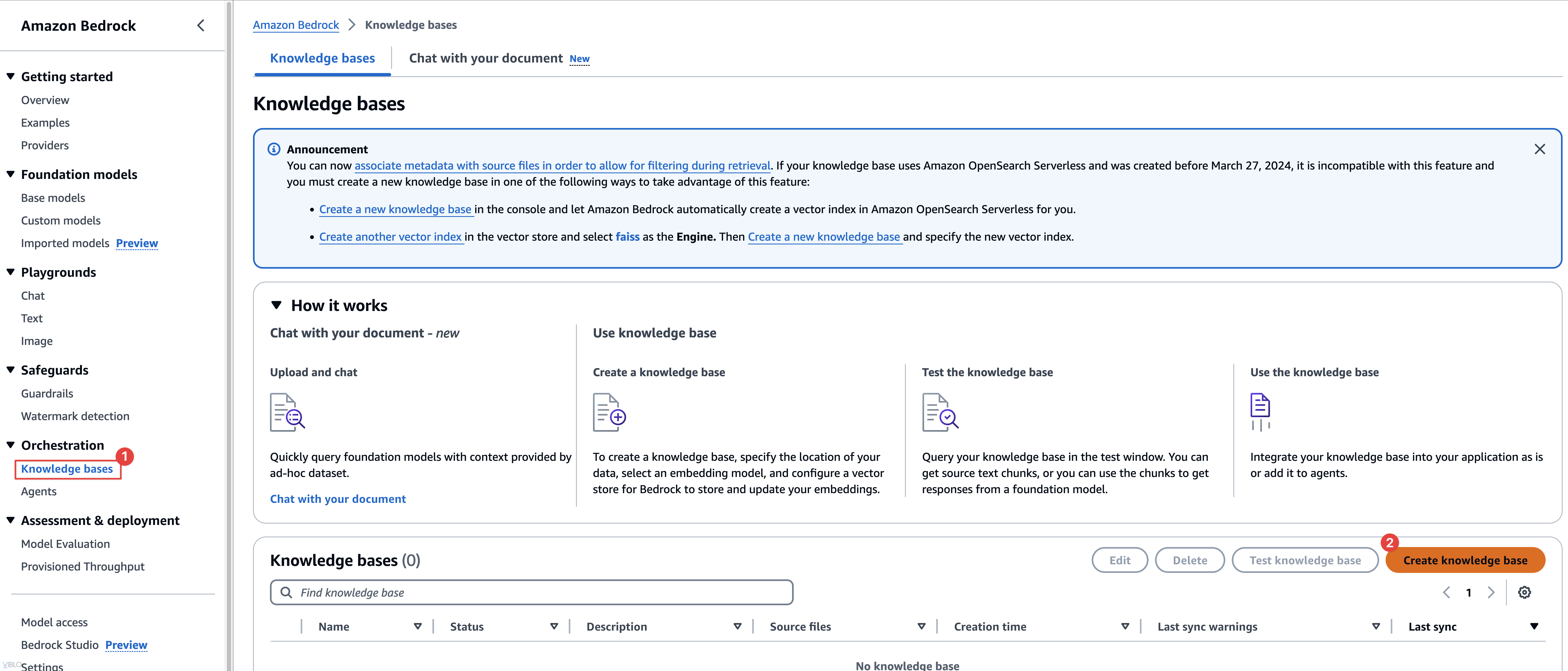 Cấu hình Amazon Bedrock - Knowledge Base Truy vấn Câu trả lời RAG Dễ ...