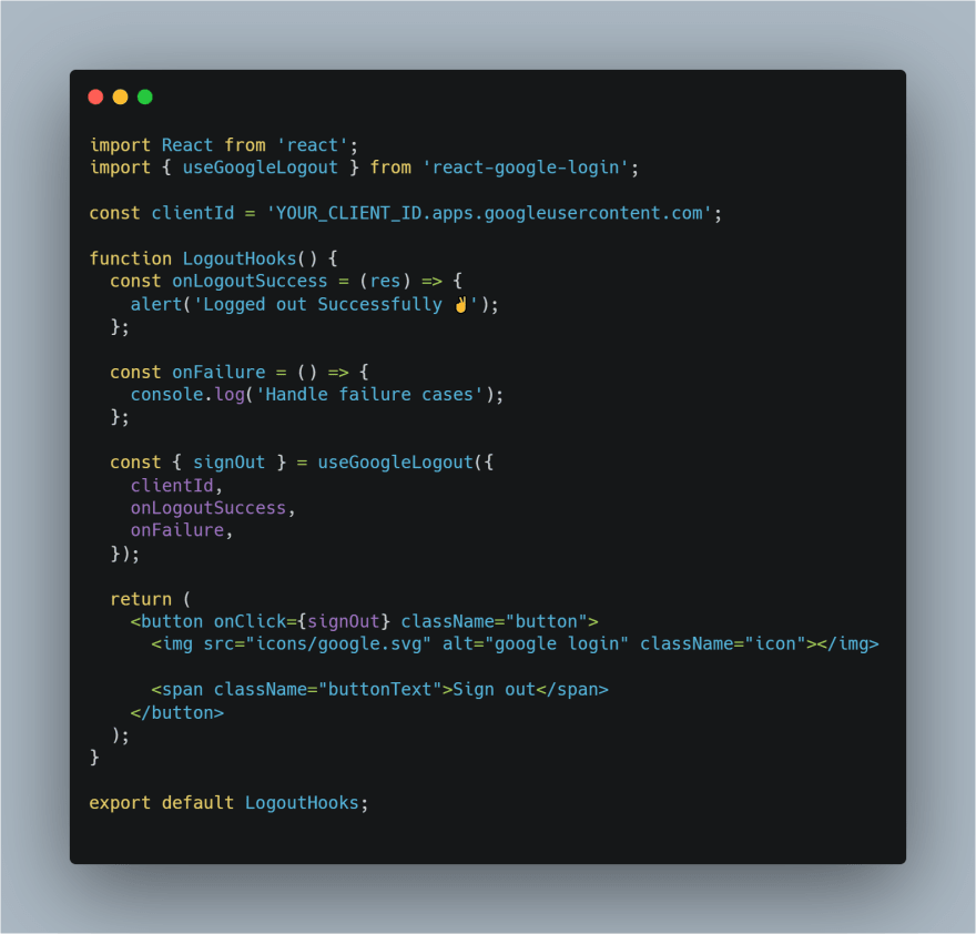 Tích hợp đăng nhập Google trong ReactJs sử dụng react-google-login