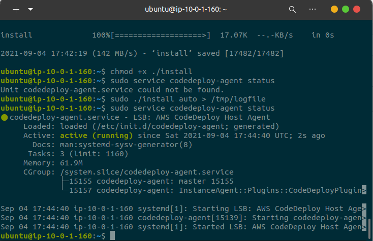 CI/CD - Auto deployment with AWS CodeDeploy