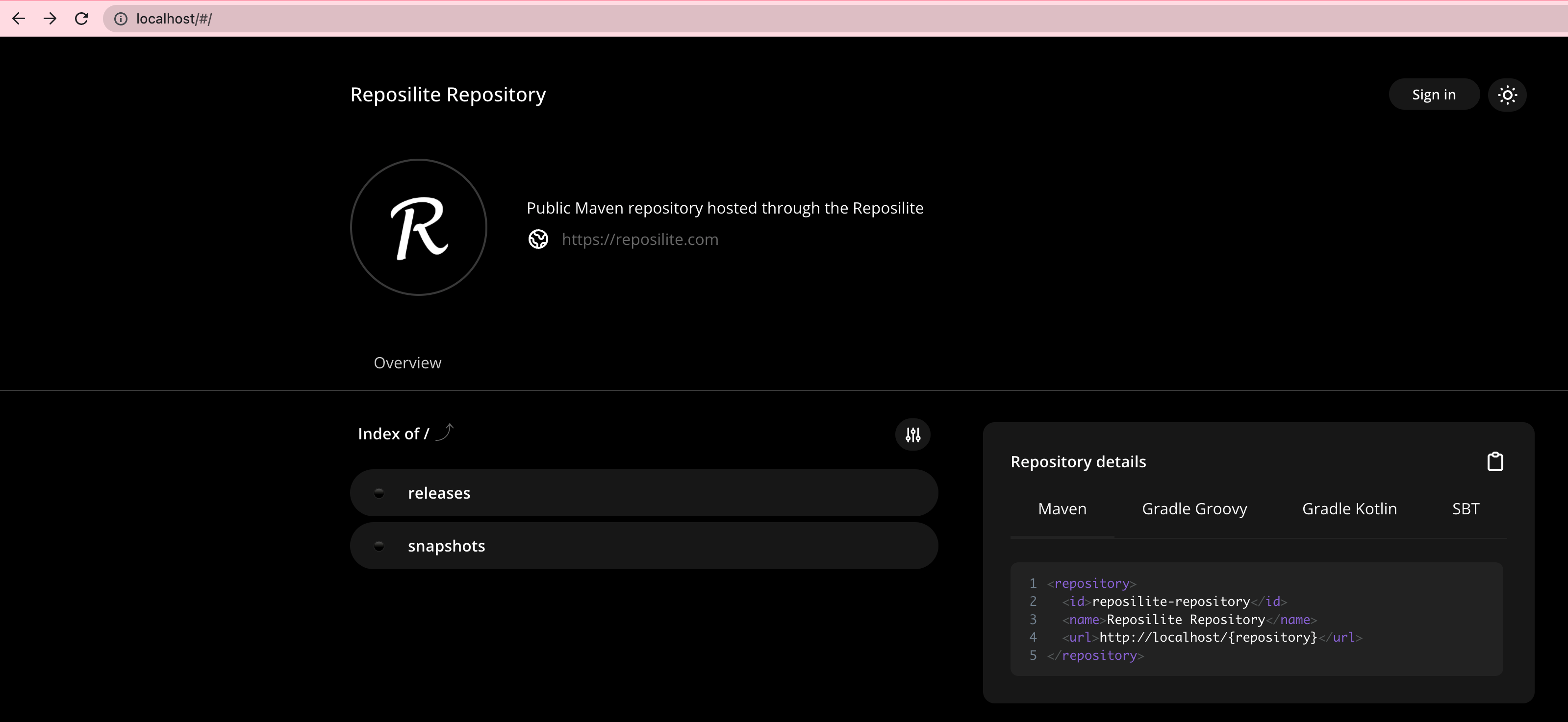 Custom Self-Hosted Maven Repository