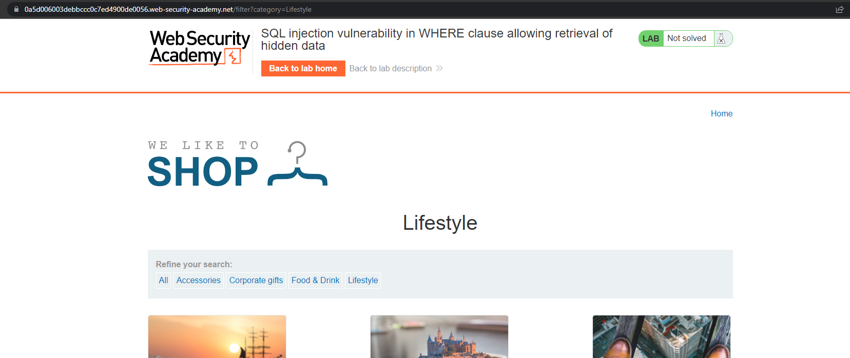 SQL injection vulnerabilities - Lỗ hổng SQL injection (Phần 1)