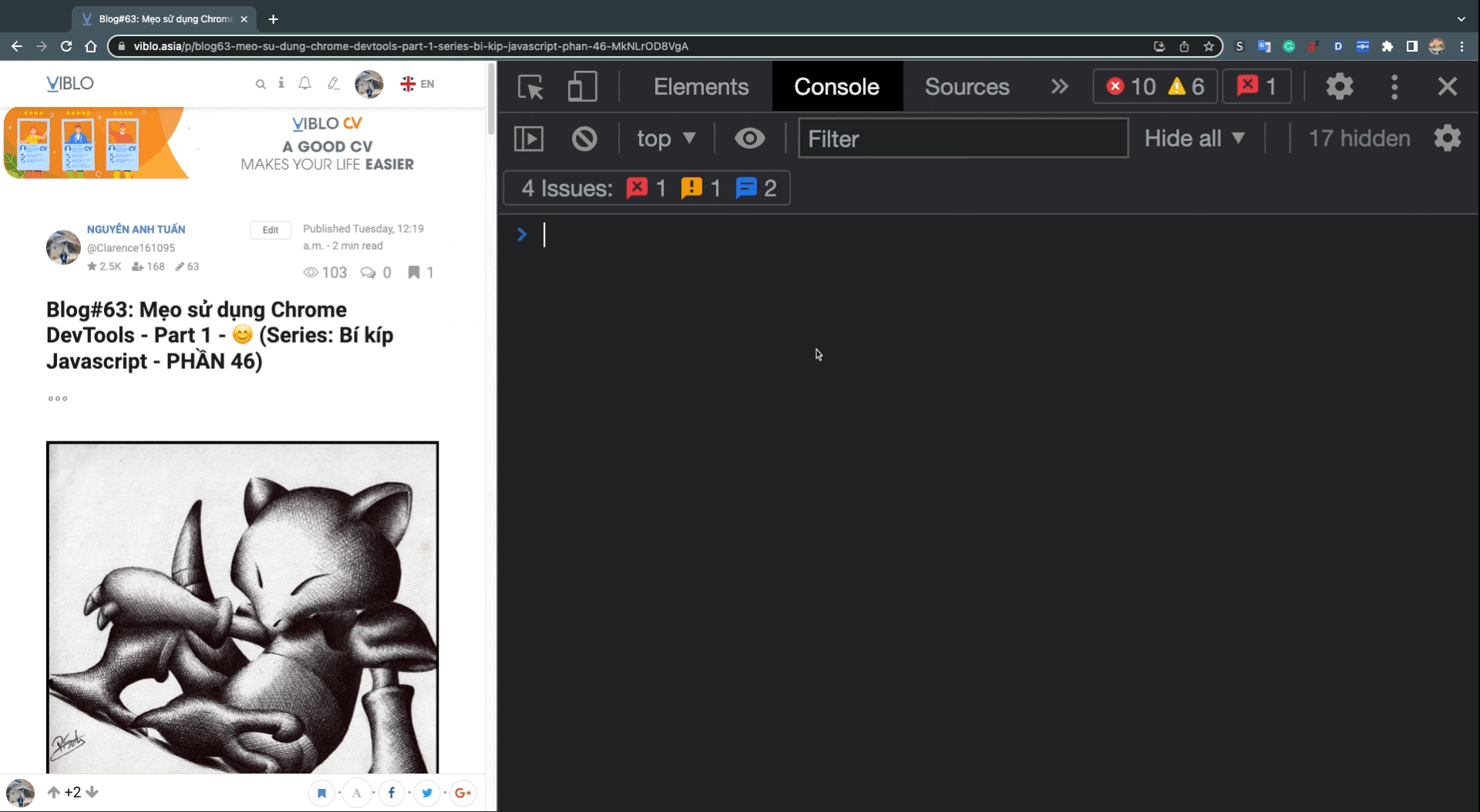 Mẹo sử dụng Chrome DevTools - Part 2 - 😊 (Series: Bí kíp Javascript - PHẦN 47)