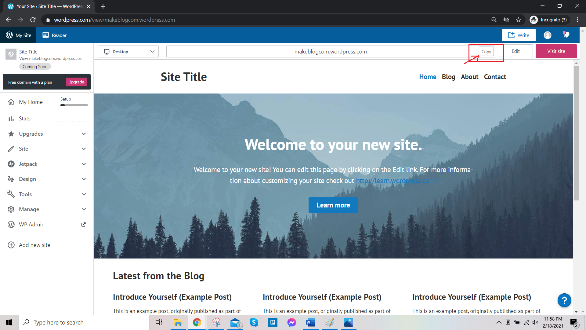 15 Phút Để Tạo Một Trang Blog Cá Nhân Miễn Phí