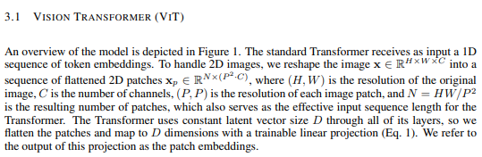 From Vision Transformer Paper to code
