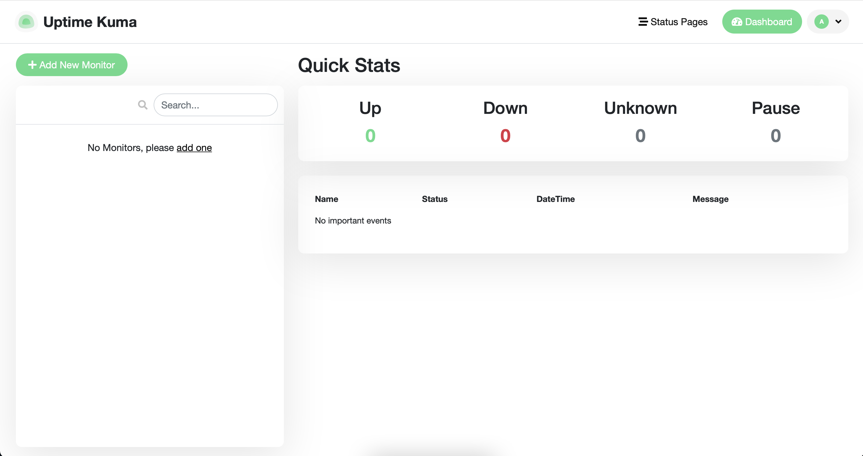 Chỉ với vài click dễ dàng có ngay công cụ theo dõi trạng thái uptime website với Uptime Kuma và ...