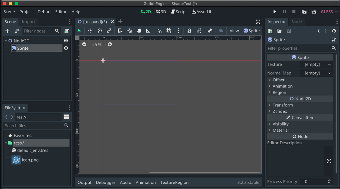 Cách sử dụng shader trong Godot