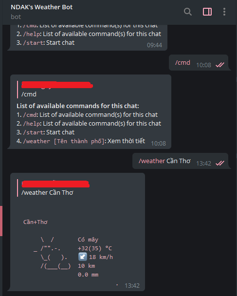 Viết Bot xem thời tiết trên Telegram bằng Java và Spring Boot