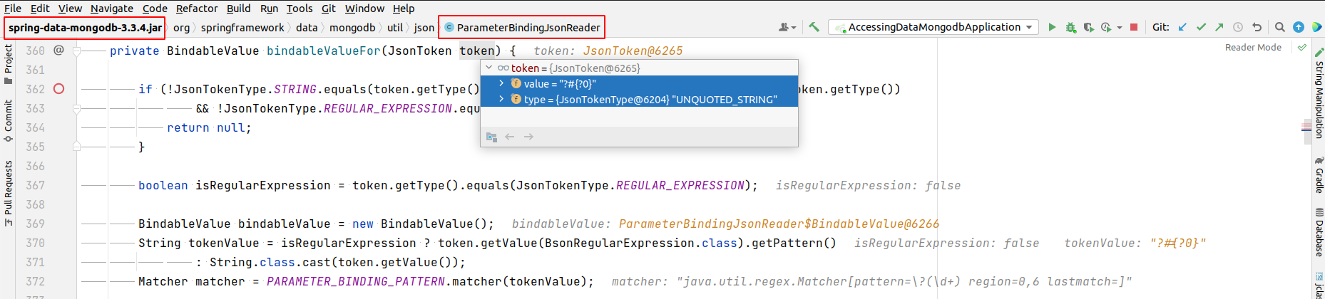 CVE-2022-22980 - Spring Data MongoDB remote code execution.