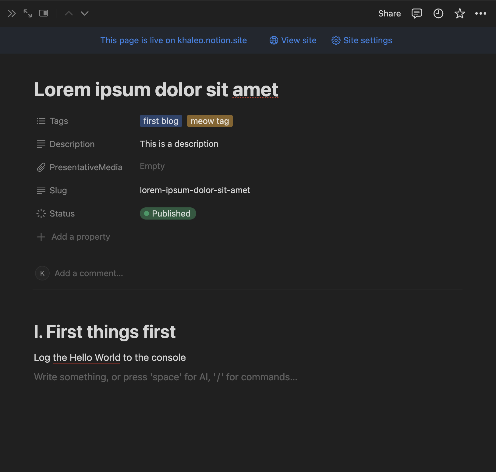 Hướng dẫn xây dựng blog cá nhân với NextJs và Notion - Viblo