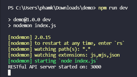 Xây dựng Restful Api bằng Nodejs - Viblo