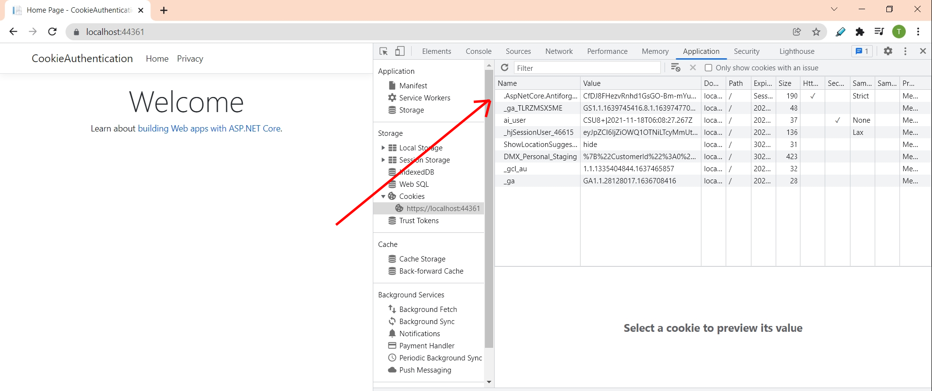 Áp dụng Cookie Authentication trong ASP .NET Core không dùng Identity