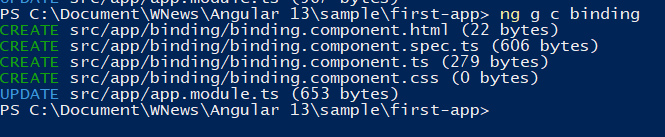 Sử dụng data binding trong Angular 13