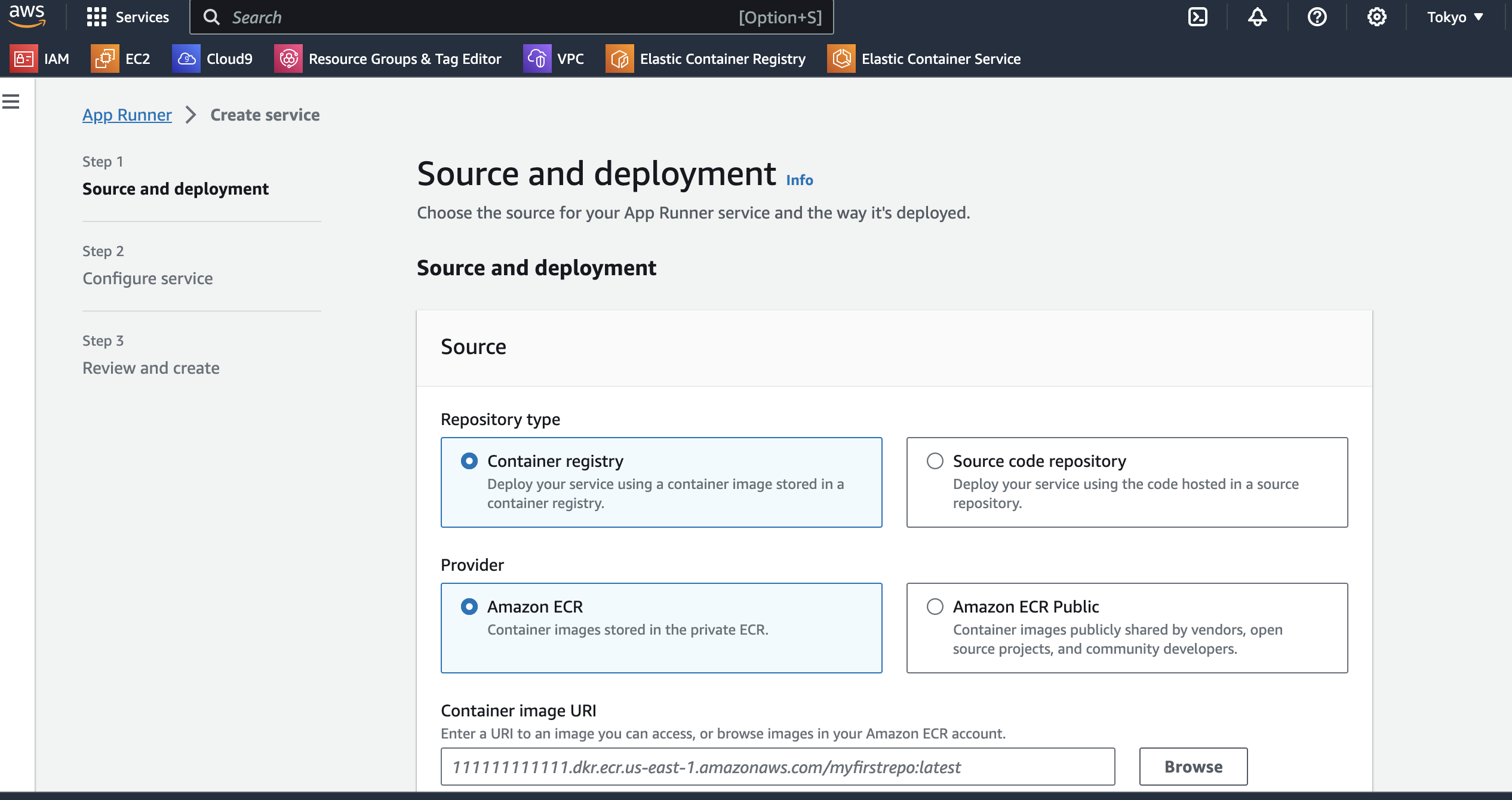 Deploy 1 app Ruby on Rails bằng AWS AppRunner Deploy 1 app Ruby on Rails bằng AWS AppRunner