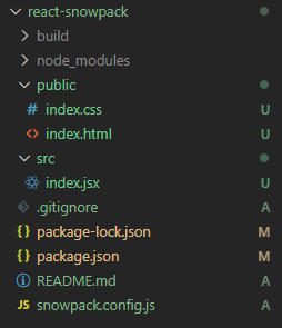 Build project React với Snowpack