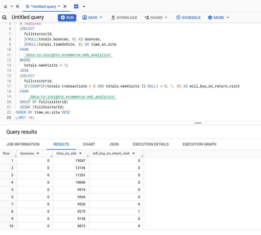 Hands on | Thử tạo Machine Learning models với BigQuery ML trên Google Cloud