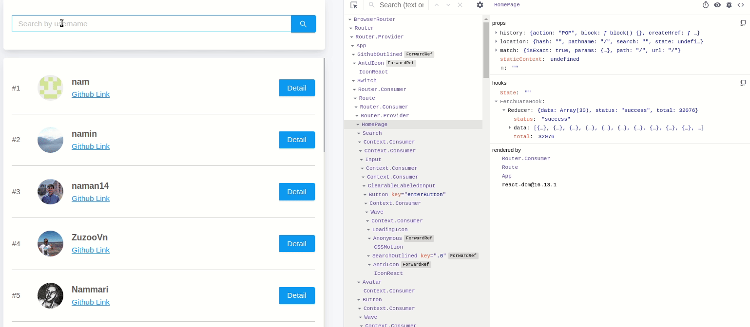 Xây dựng Github user search với React (P2)