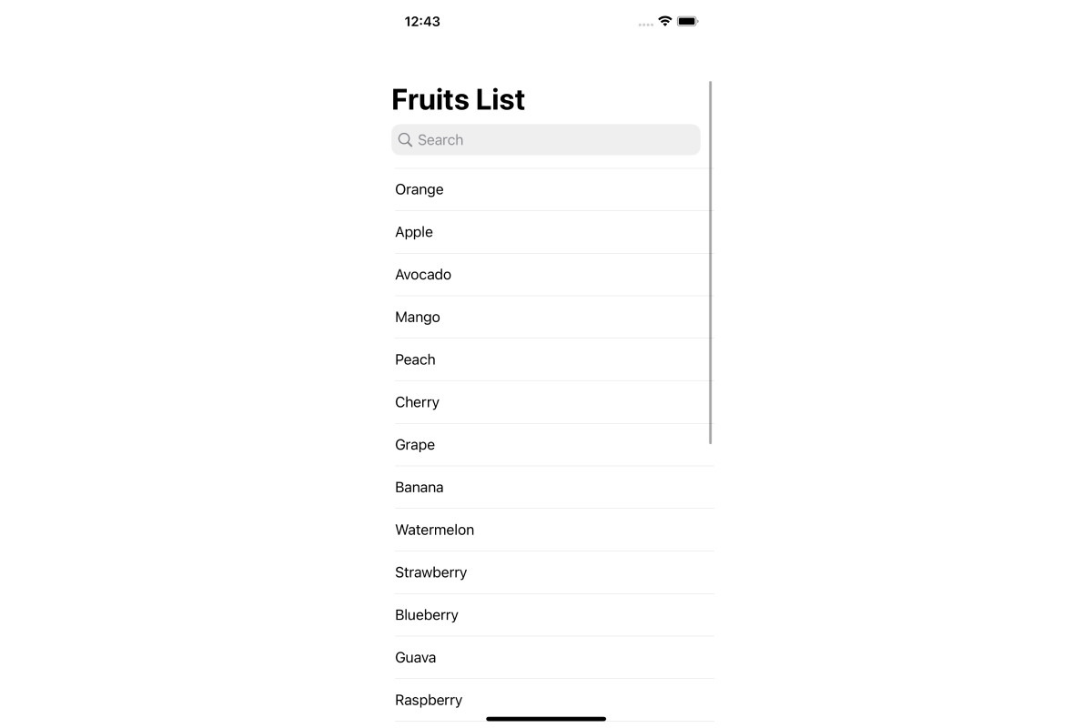 Sử dụng searchable trong SwiftUI trên iOS 15 Sử dụng searchable trong SwiftUI trên iOS 15