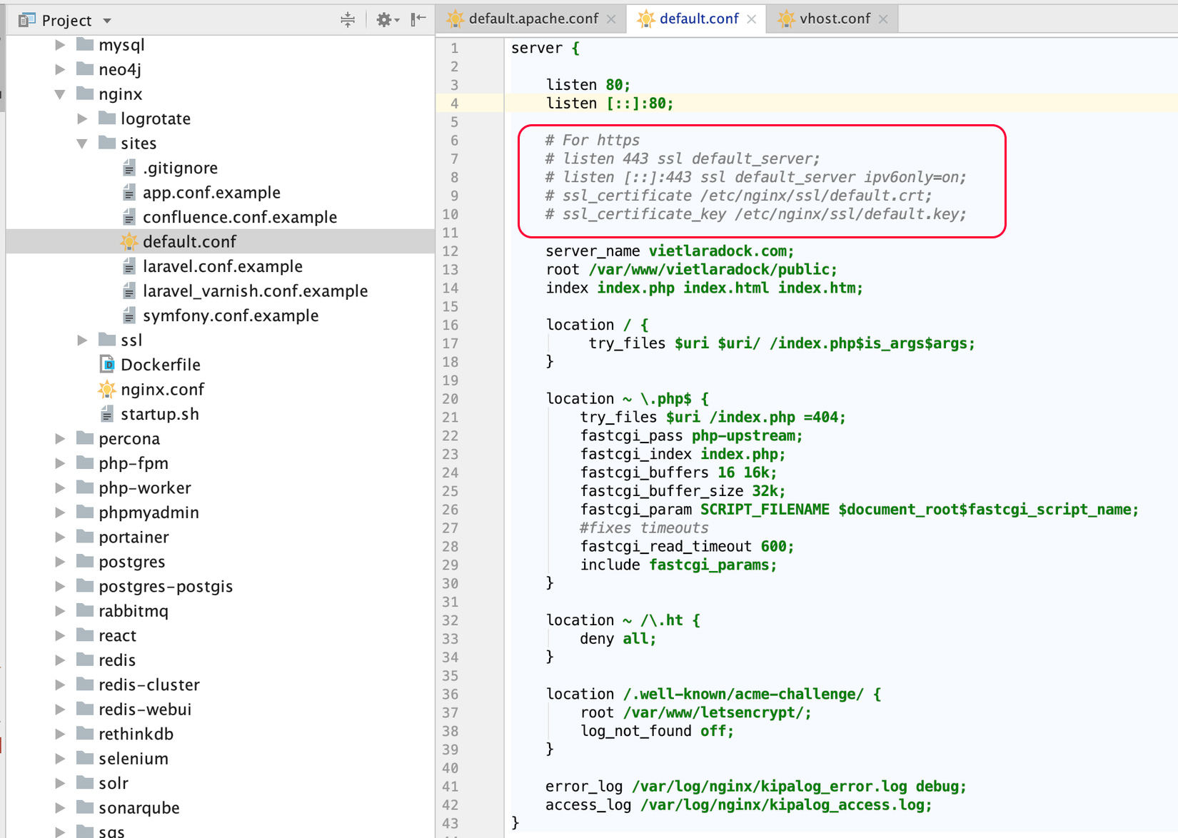 Build SSL Ngay Dưới Local Với Laradock