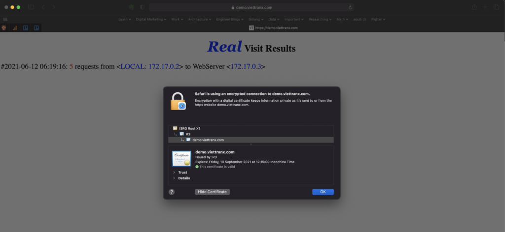 Docker: Deploy Nginx, Let's Encrypt web service có SSL đơn giản nhất