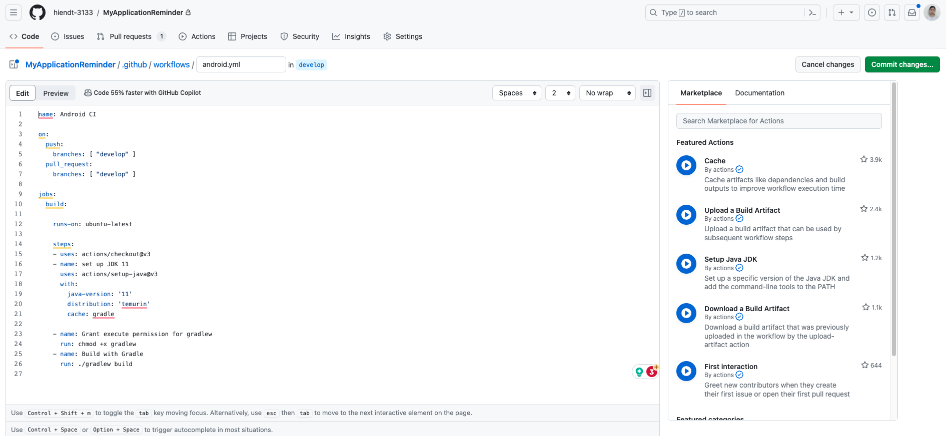 [Android] Setup CI-CD for Android app using Fastlane and GitHub Actions