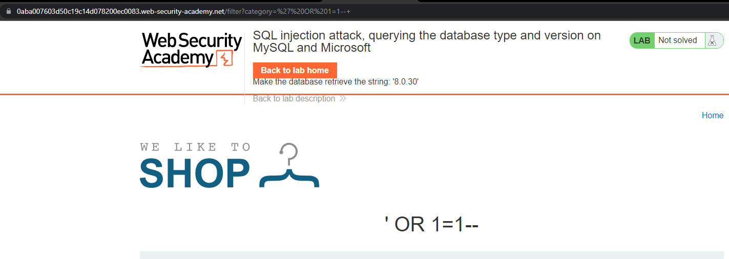 SQL injection vulnerabilities - Lỗ hổng SQL injection (Phần 3)