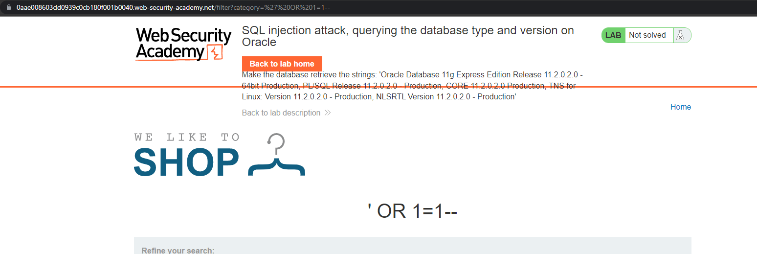 SQL injection vulnerabilities - Lỗ hổng SQL injection (Phần 3)