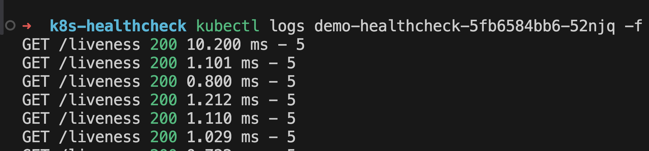 Cấu hình Healthcheck trên Kubernetes