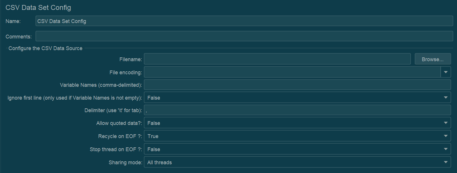Kiểm thử Jmeter với bộ data có sẵn - JMeter with CSV data set config