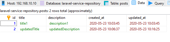 Triển khai CRUD với Laravel Service-Repository Pattern