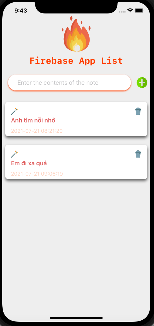 Tương tác với Firebase trong SwiftUI với Combine