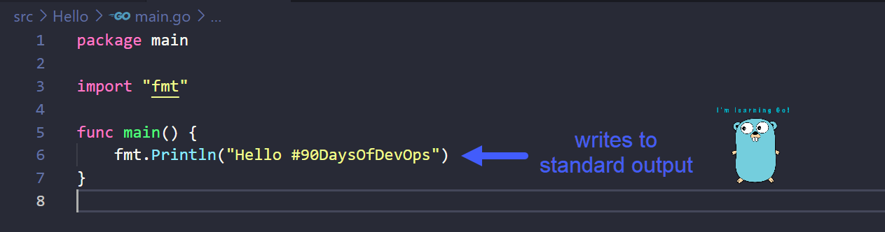 90 ngày DevOps - Ngày 9 - Giải thích mã Hello World