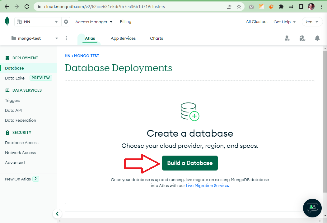 Kết nối mongoDB Atlas trong nodeJS