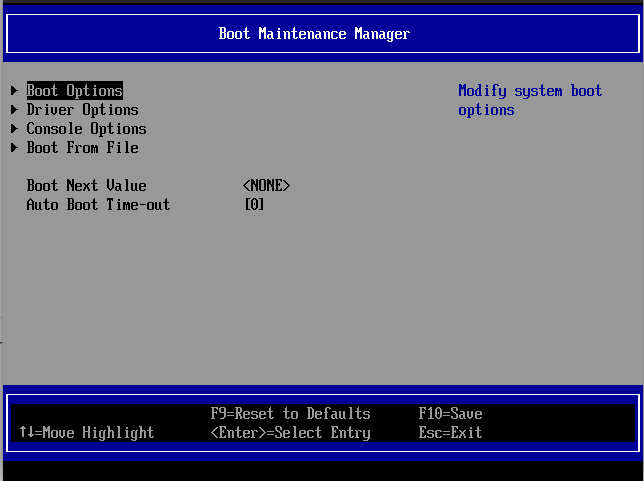 Ubuntu-QEmu-Reboot-UEFI