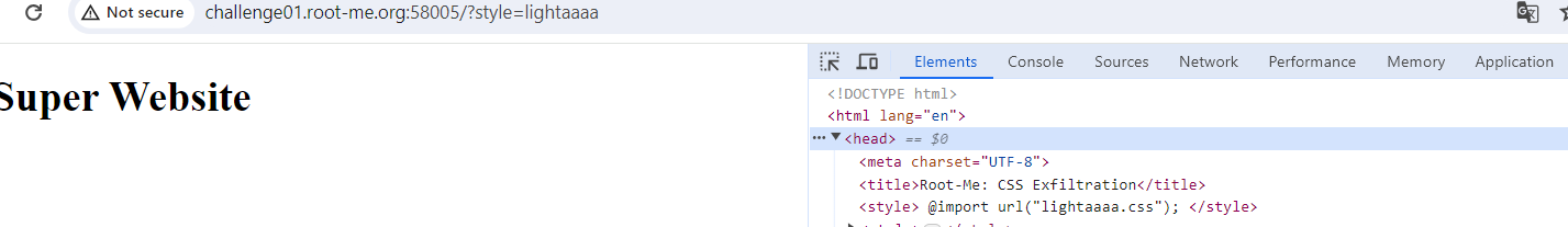 [Write up] CSS - Exfiltration root me - Viblo