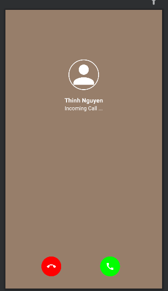 Android Incoming call popup