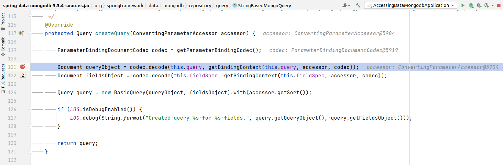 CVE-2022-22980 - Spring Data MongoDB remote code execution.