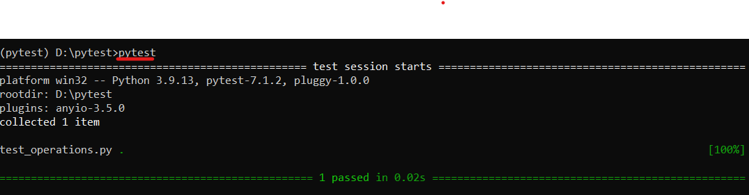 Tool testing guide for new Python developer