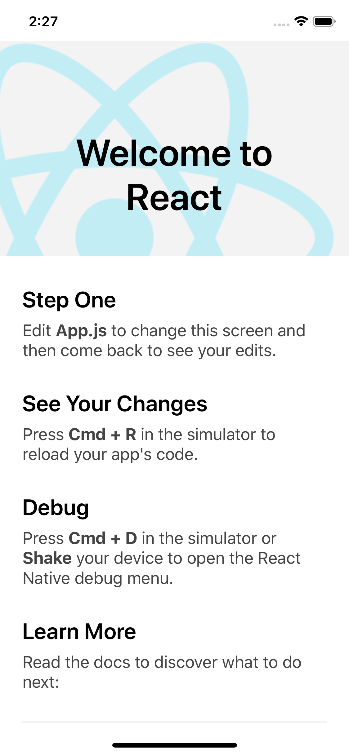 Bắt đầu với React Native