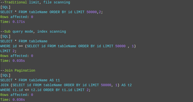Tối ưu hóa phân trang mysql