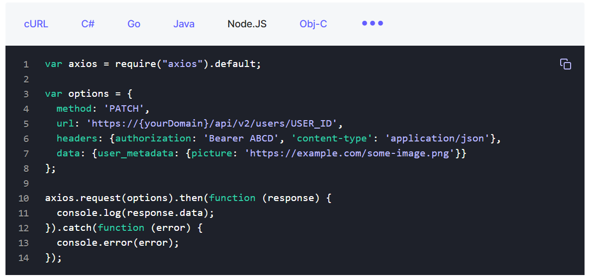 Editing User Information Registered with Auth0